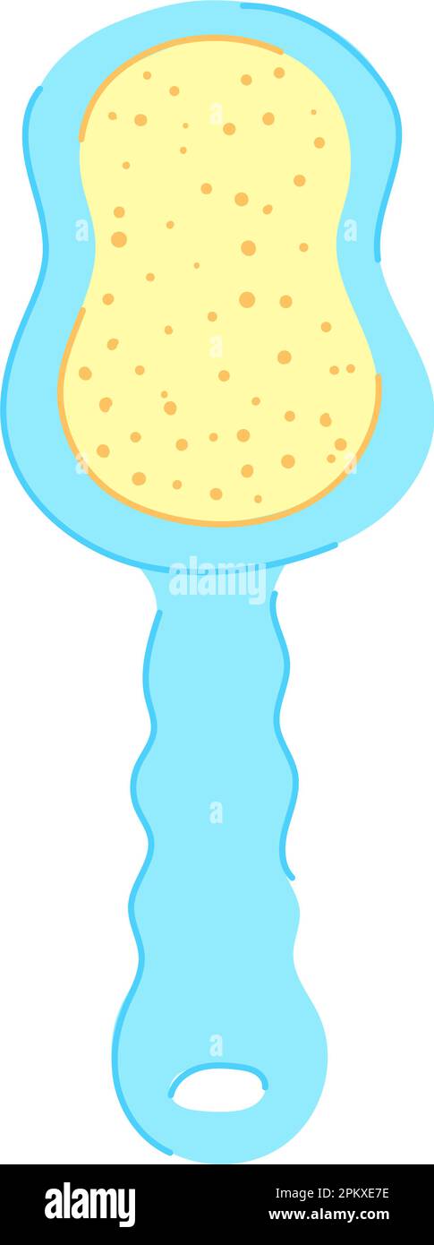 pedicure callus remover cartoon vector illustration Stock Vector Image ...