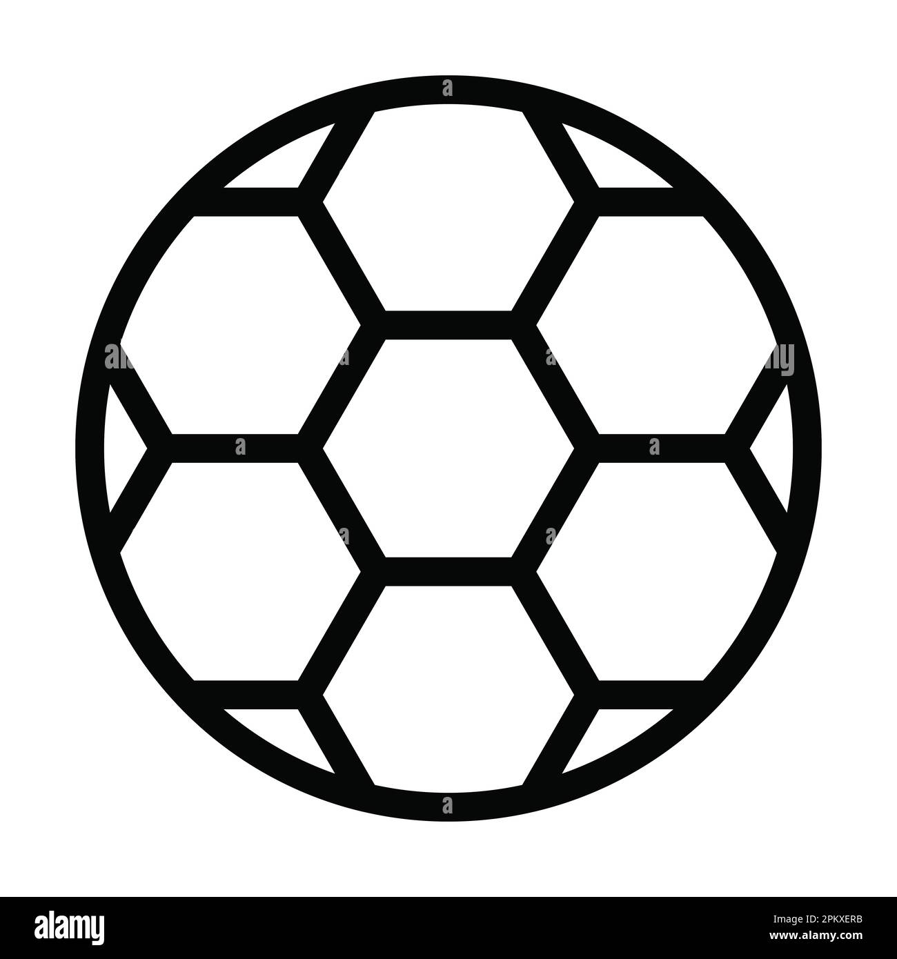 Ball Vector Thick Line Icon For Personal And Commercial Use Stock Photo - Alamy