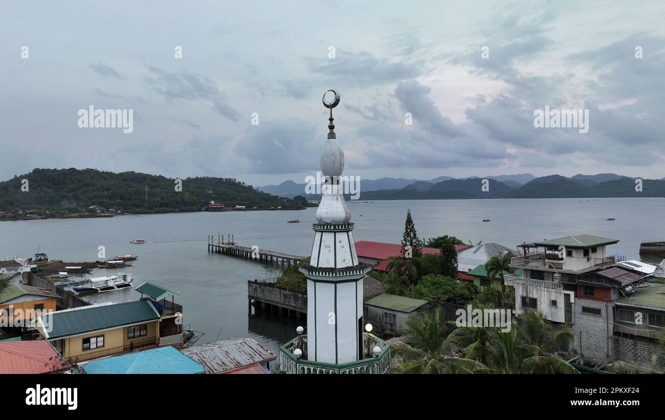 Masbate City, Philippines. 10th April, 2023. The white mosque in ...