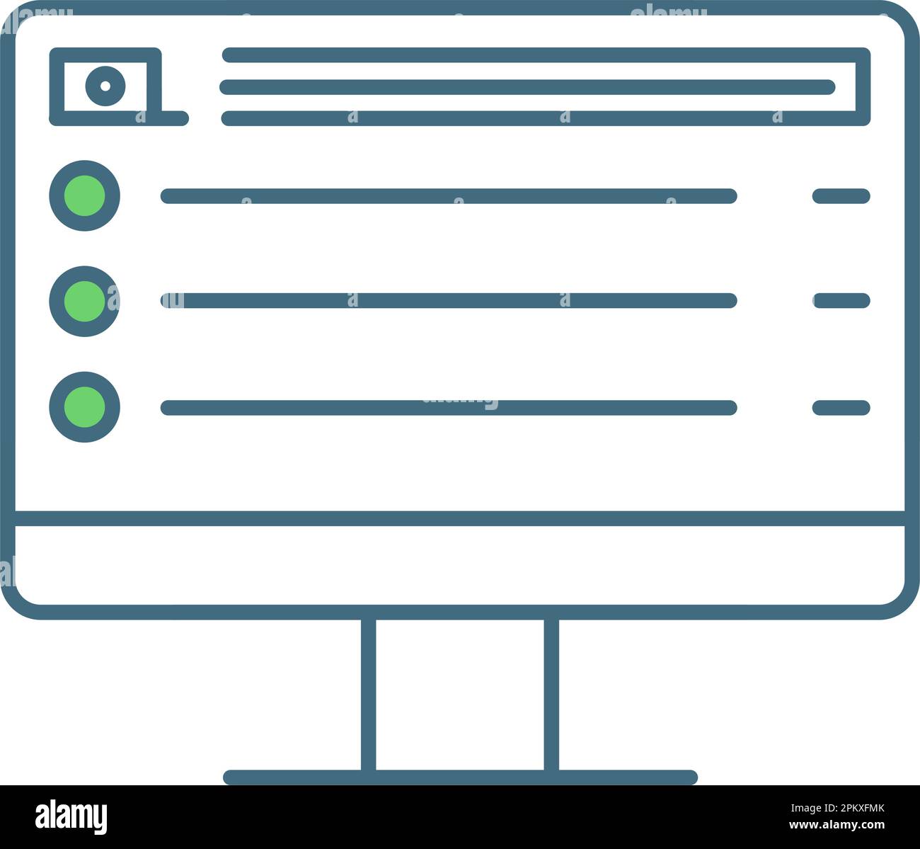 Business online virtual document form icon vector Stock Vector Image ...