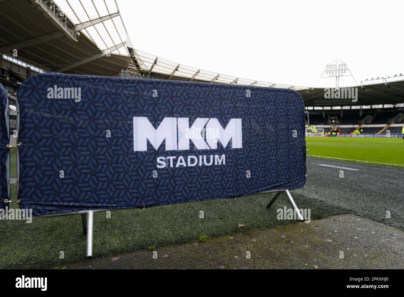 MKM Stadium branding before the Sky Bet Championship match Hull City vs ...