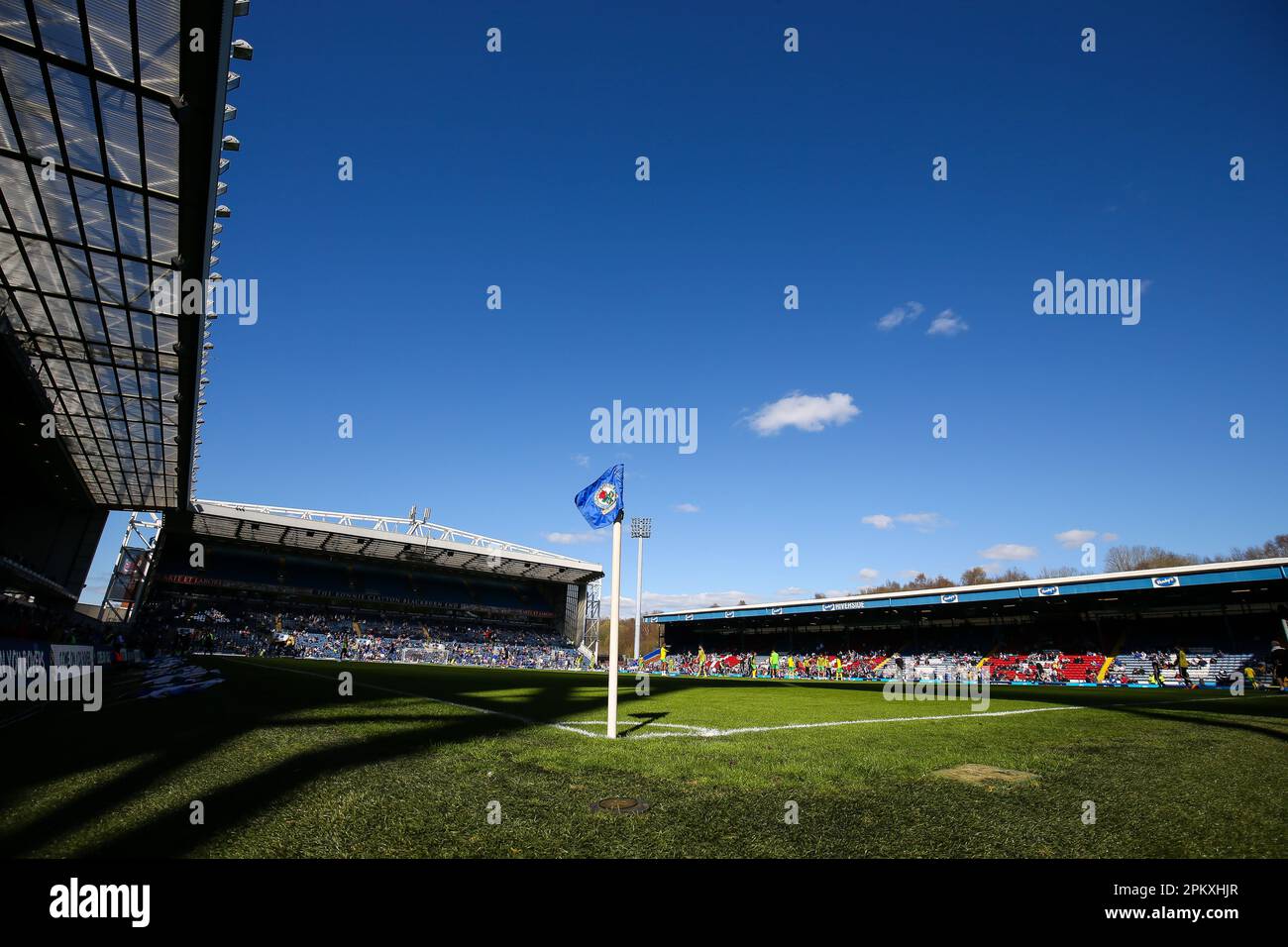 General view from the corner of the Jack Walker Stand during the Sky ...