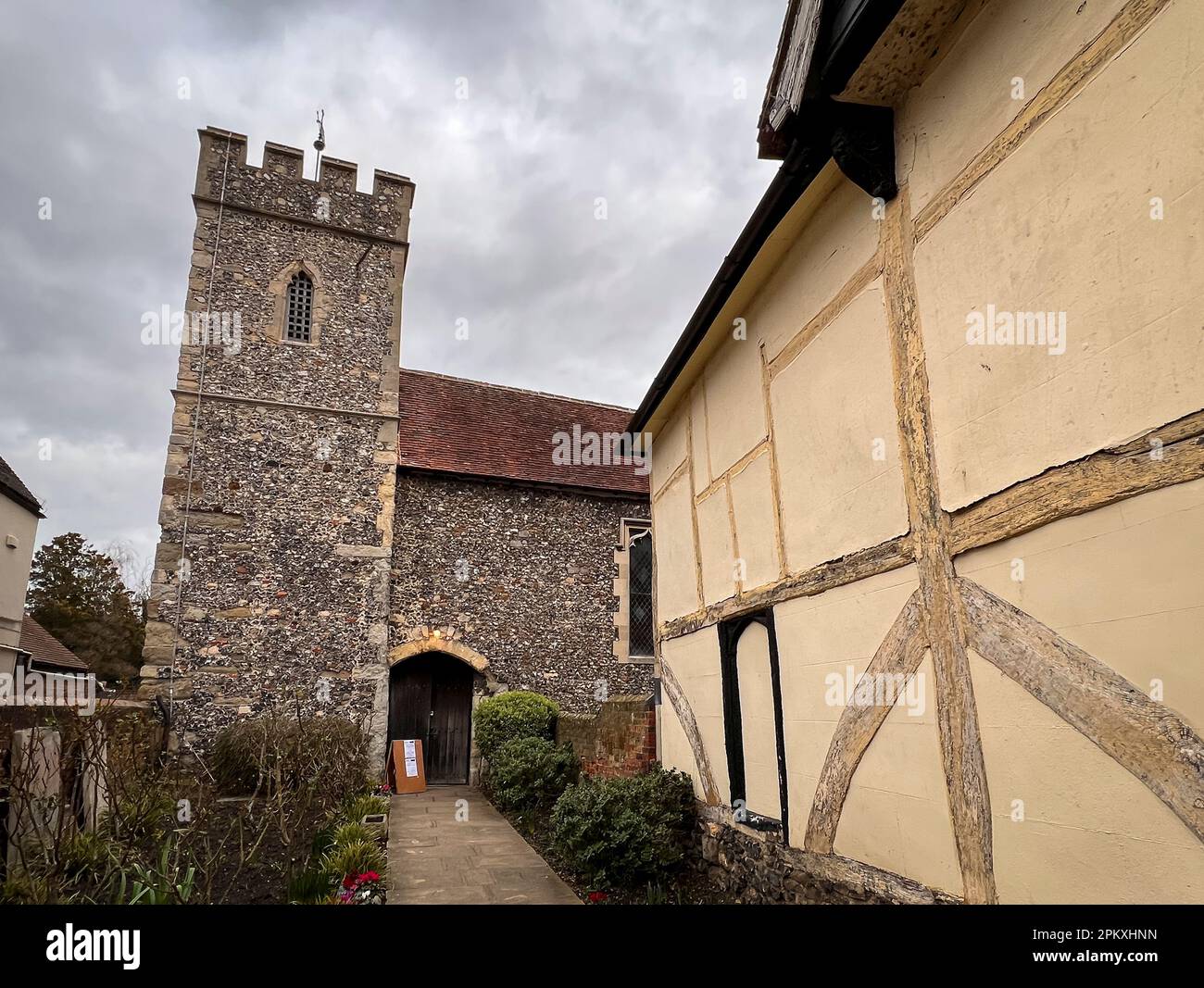 St Peters Anglican Church in the city of Canterbury, Kent, UK Stock ...