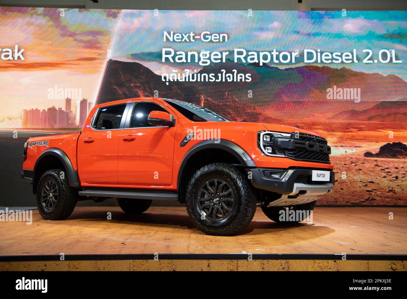 Next Gen Ford Ranger Raptor Diesel 2.0L on display at Bangkok ...