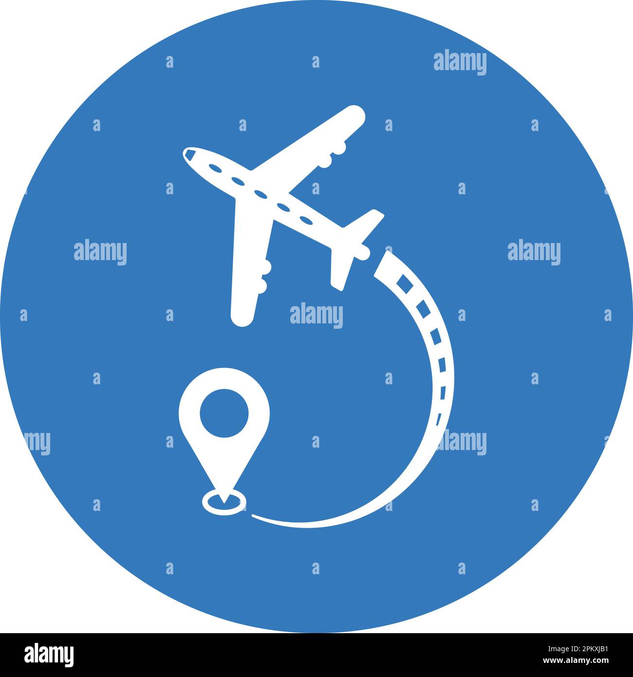 Flight Route location icon - Use for commercial purposes, print media ...