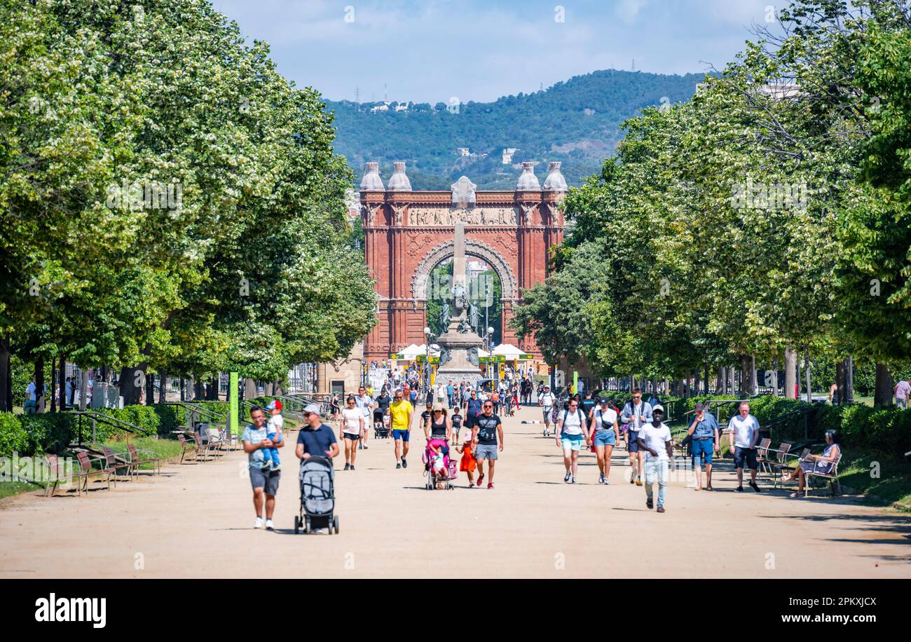 Lluis companys promenade hi-res stock photography and images - Alamy