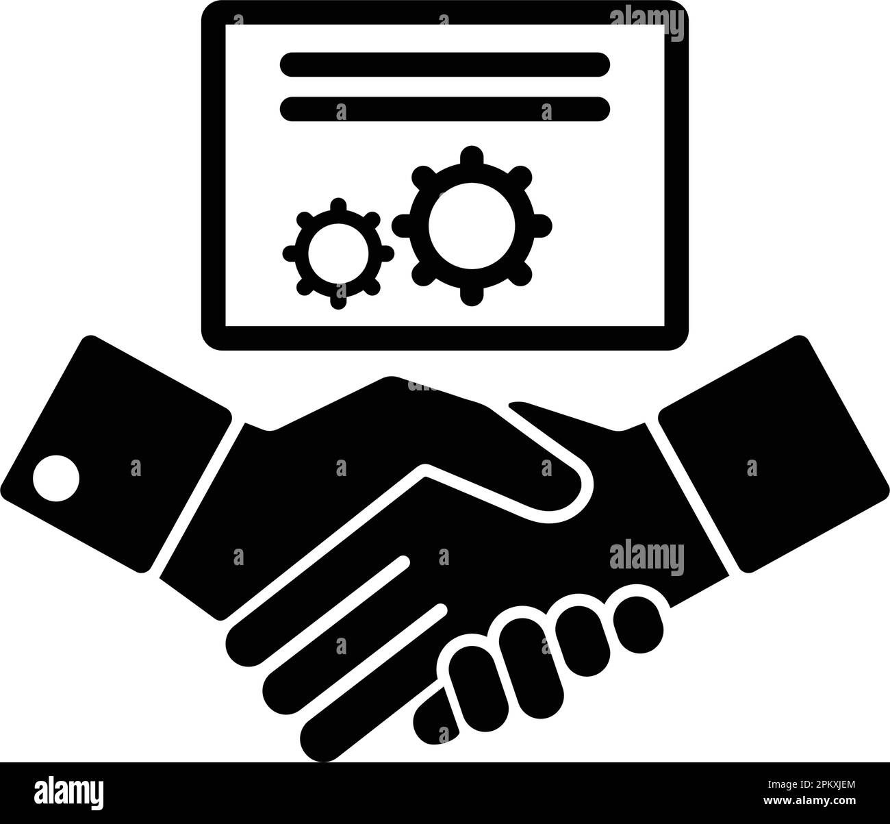 Agreement, partnership icon - Use for commercial purposes, print media ...