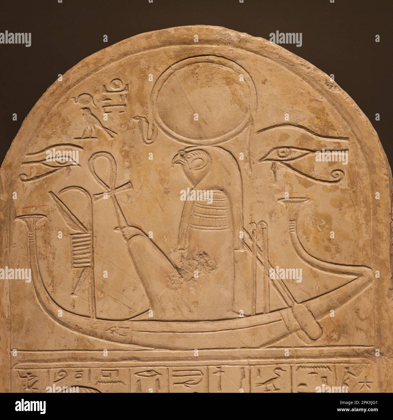 Ra or Re is the ancient Egyptian solar deity - 1000 B.C Stock Photo - Alamy