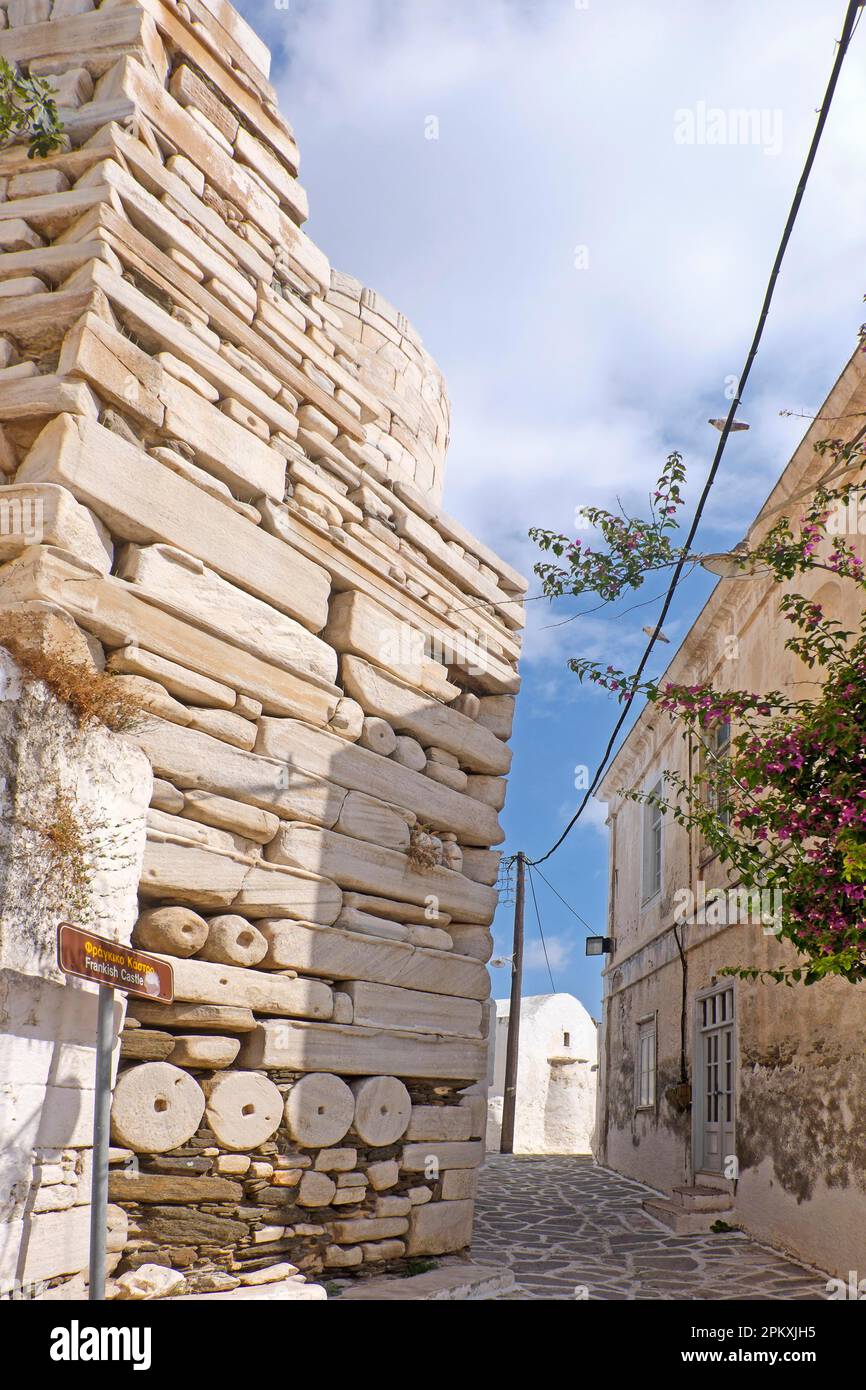 Remains of the Frankish castle, built by the Venetians in the 13th ...