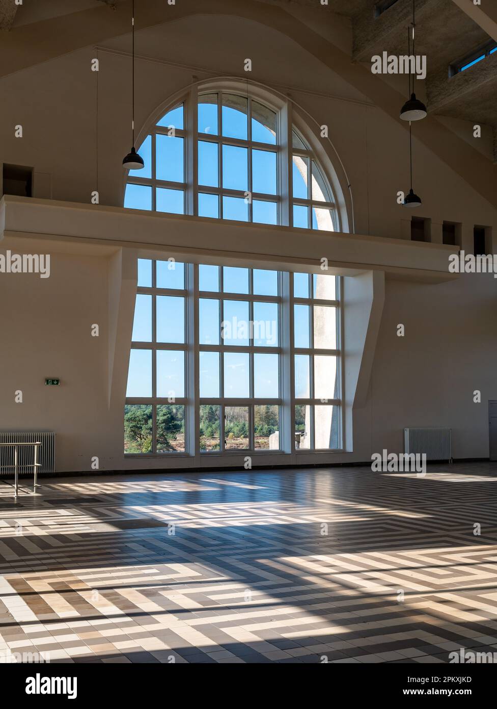 Transmittor room in Building A of former long wave radio transmission ...