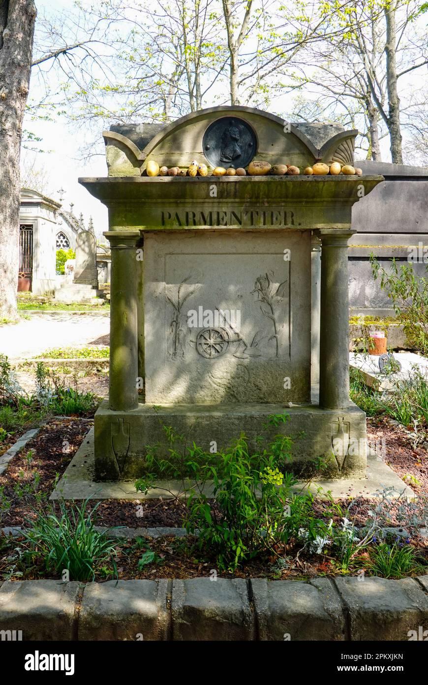 Paris tomb, Antoine-Augustin Parmentier, French pharmacist, agronomist ...