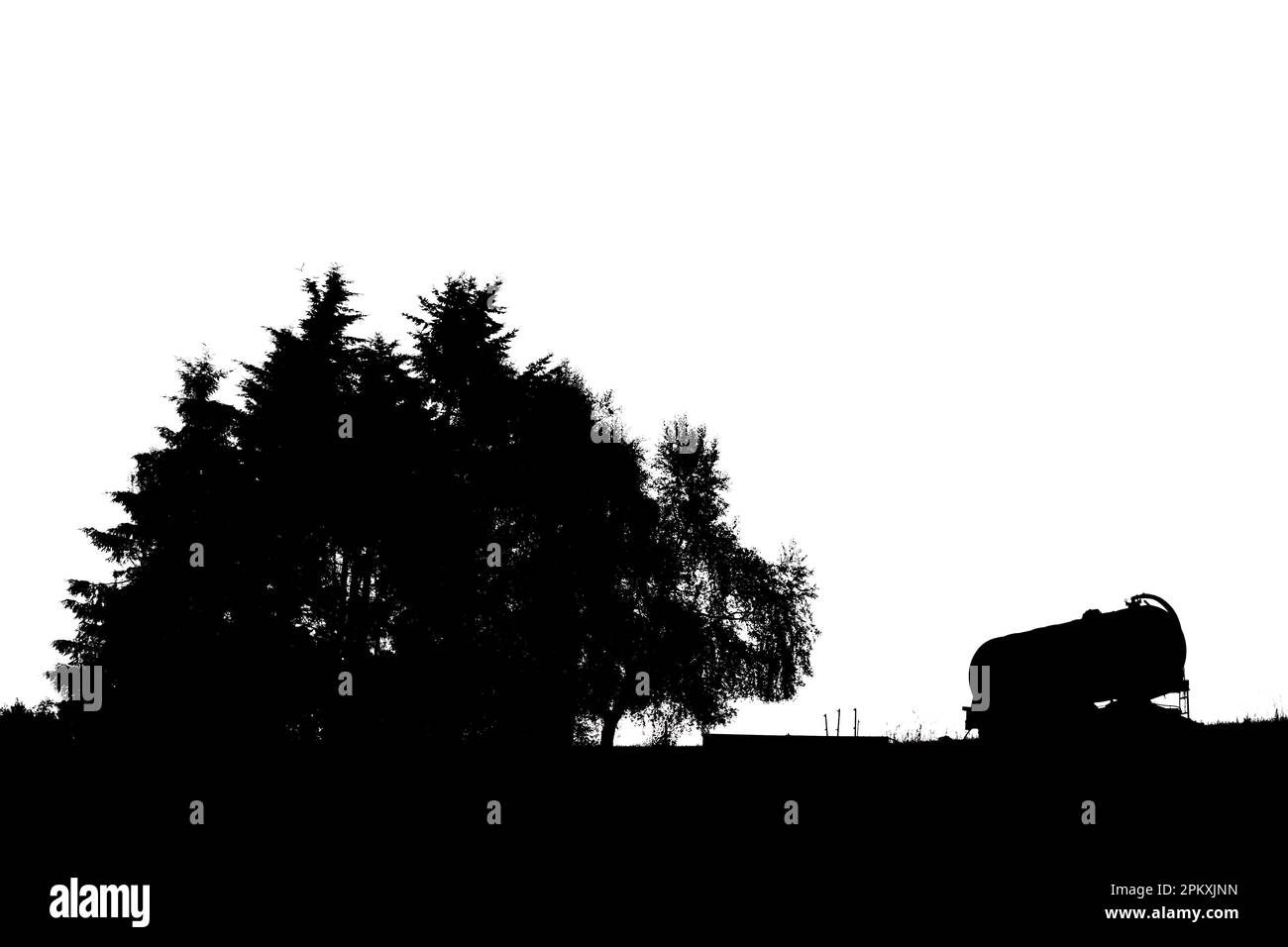 Colored sunset Black and White Stock Photos & Images - Alamy