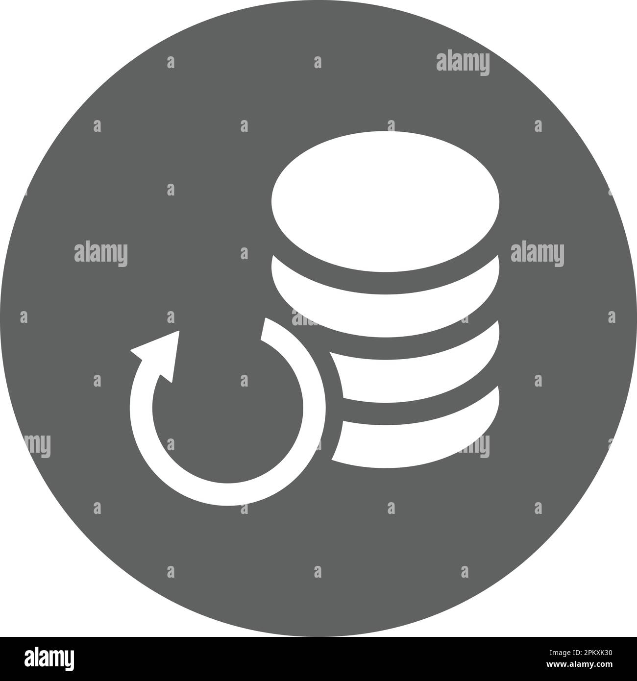 Backup icon - Vector EPS file. Perfect use for print media, web, stock ...