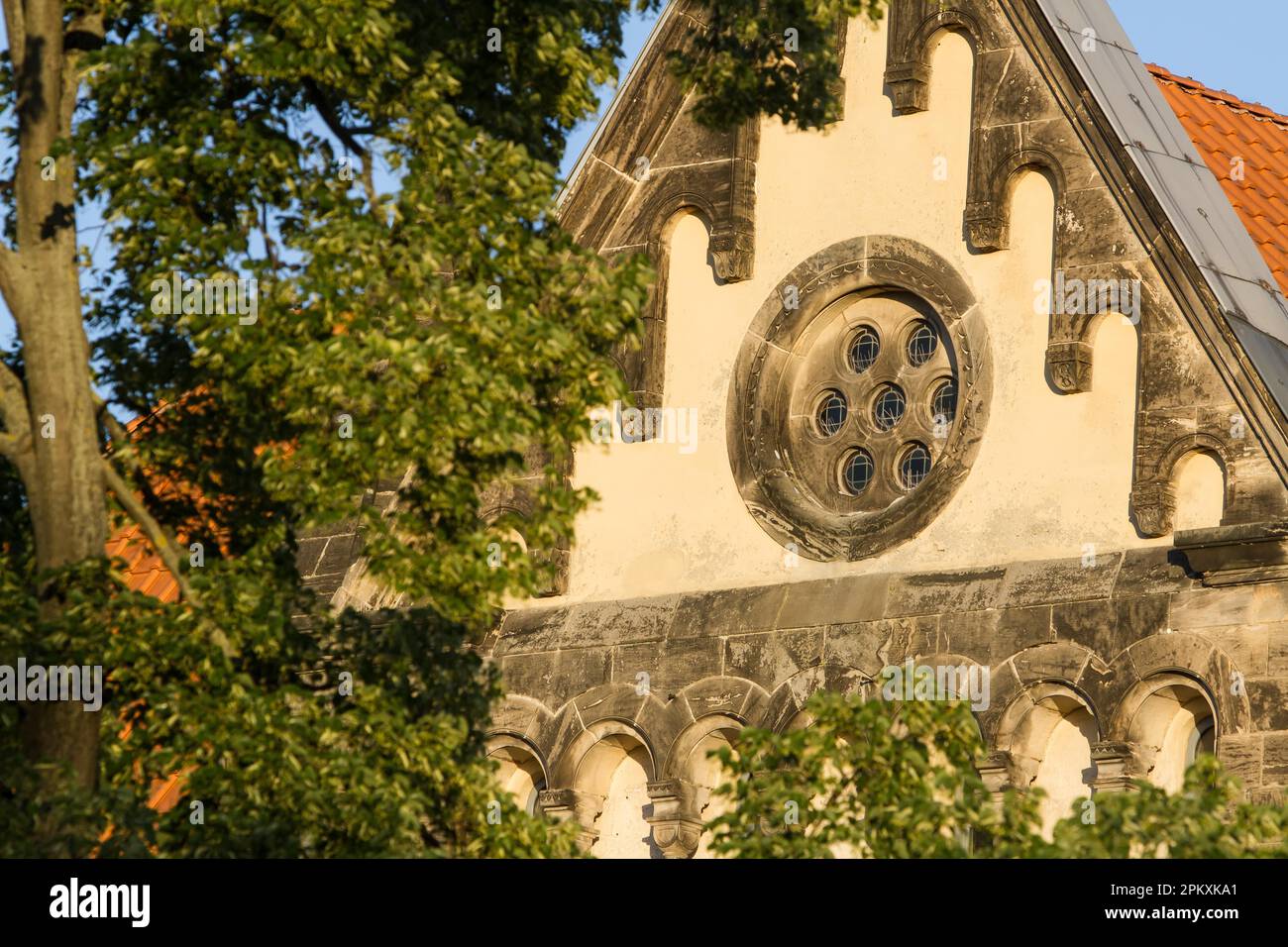 Halberstadt Cathedral Square View of the Church of Our Lady Stock Photo ...