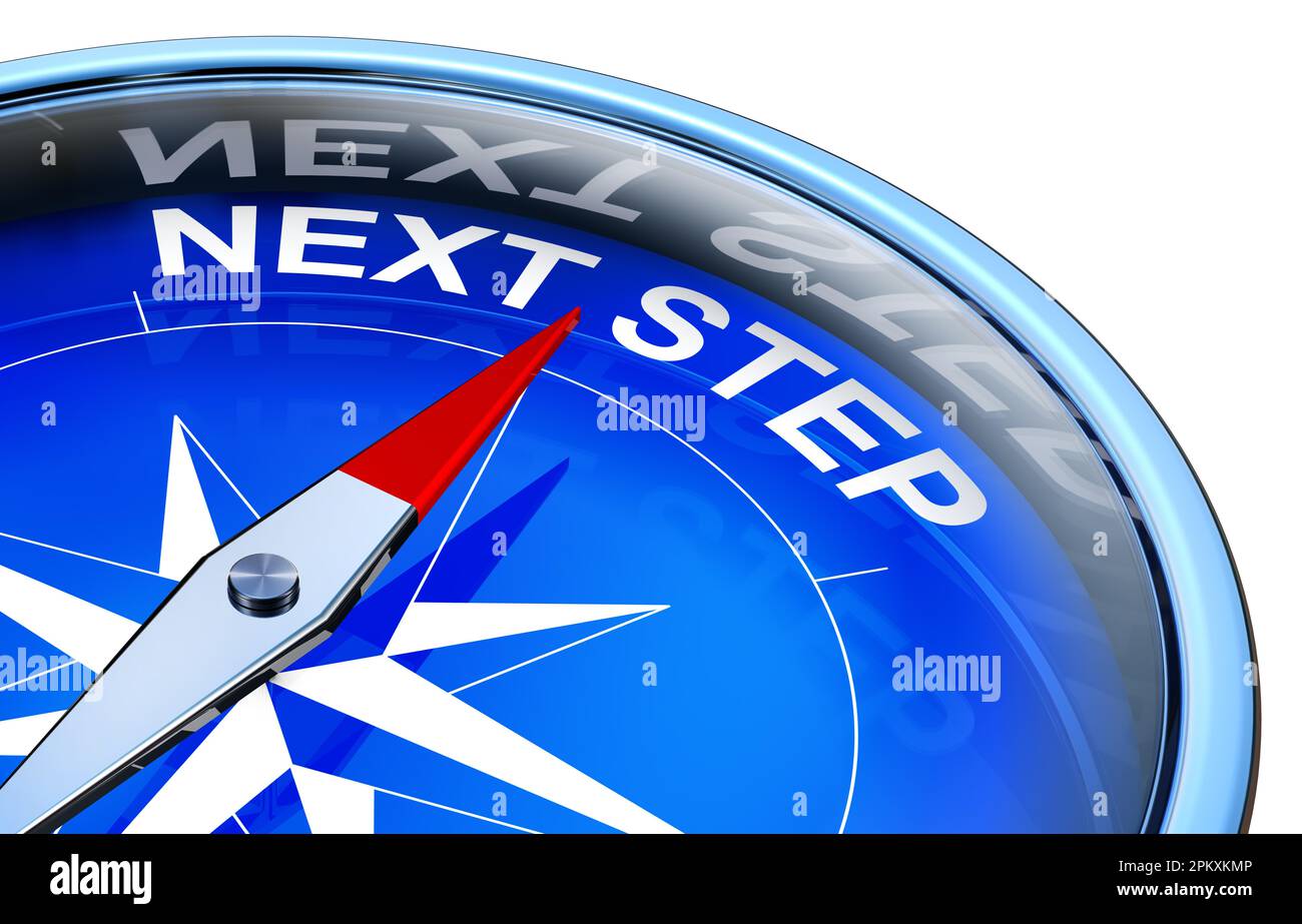 Next Steps Icon Blue