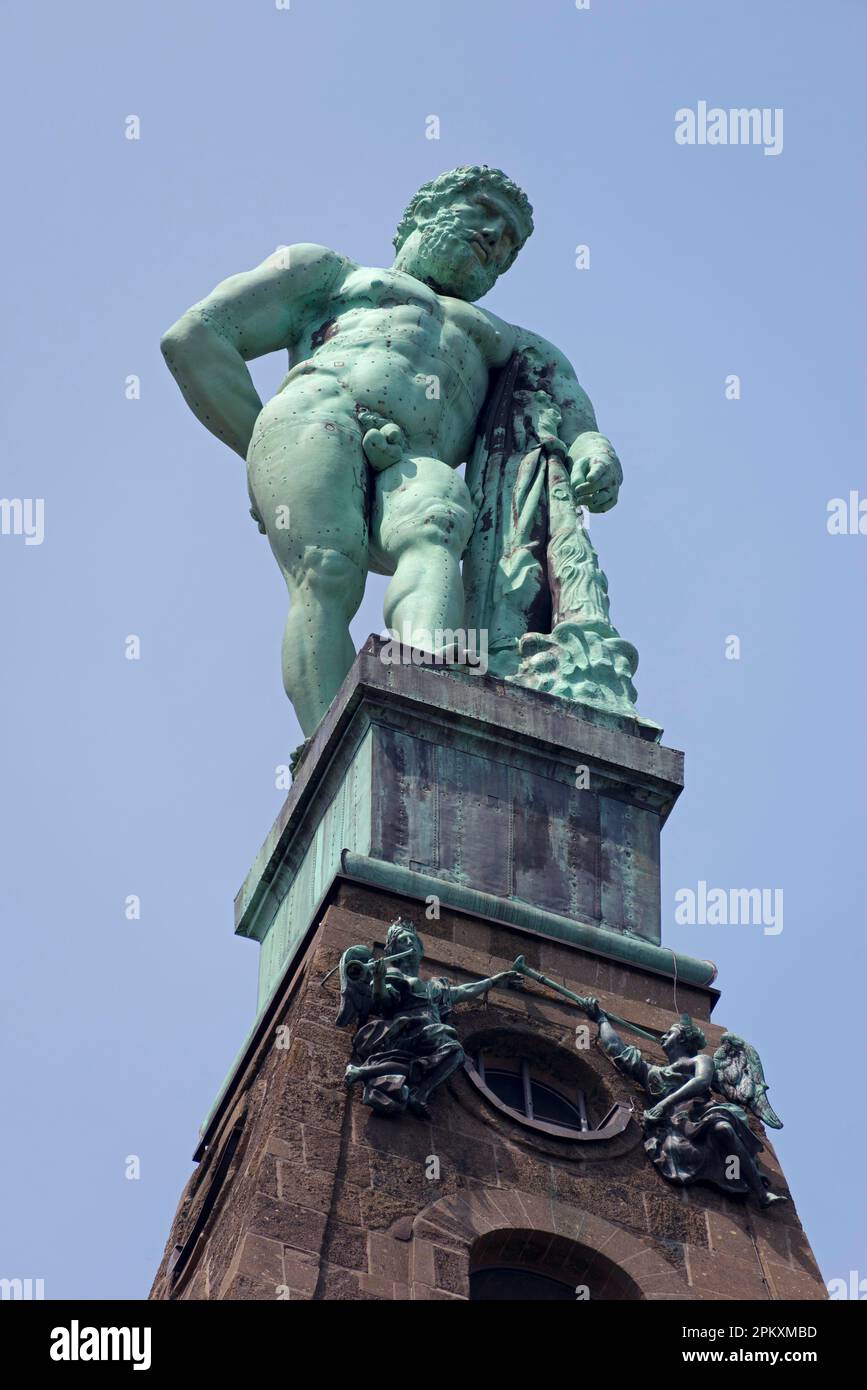 Hercules Statue, Wilhelmshoehe, Kassel, Hesse, Germany Stock Photo - Alamy