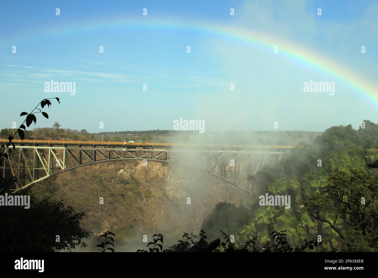 Victoria Falls Bridge, Victoria Falls, Livingstone, Zambia, Zimbabwe ...