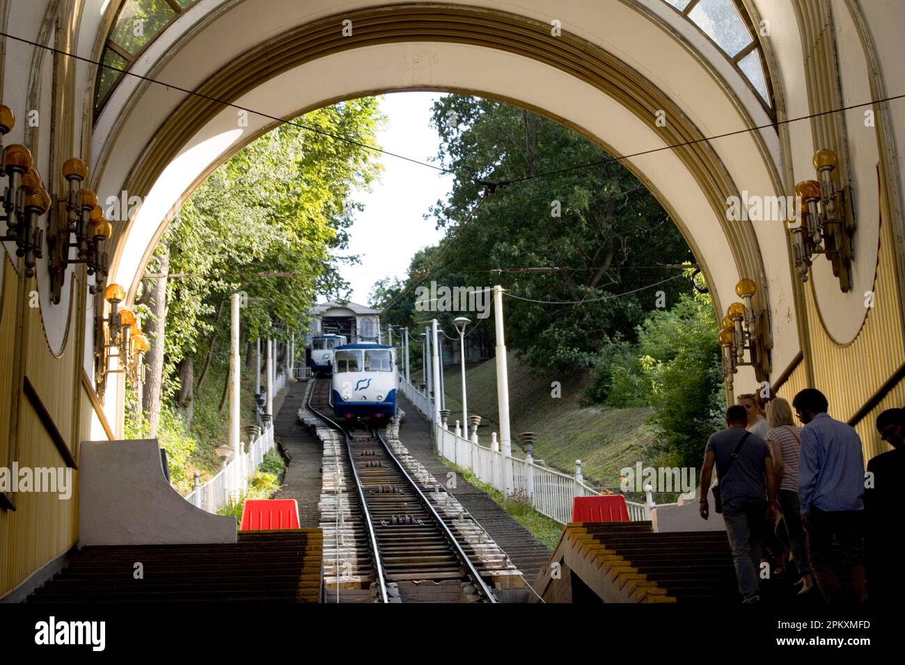 Funicular, Railway Station, Funicular, Kiev, Ukraine Stock Photo - Alamy