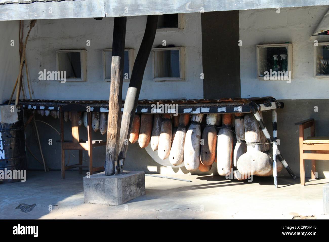 Balafon, Lozi Museum, Limulunga, Barotse Land, Zambia Stock Photo - Alamy