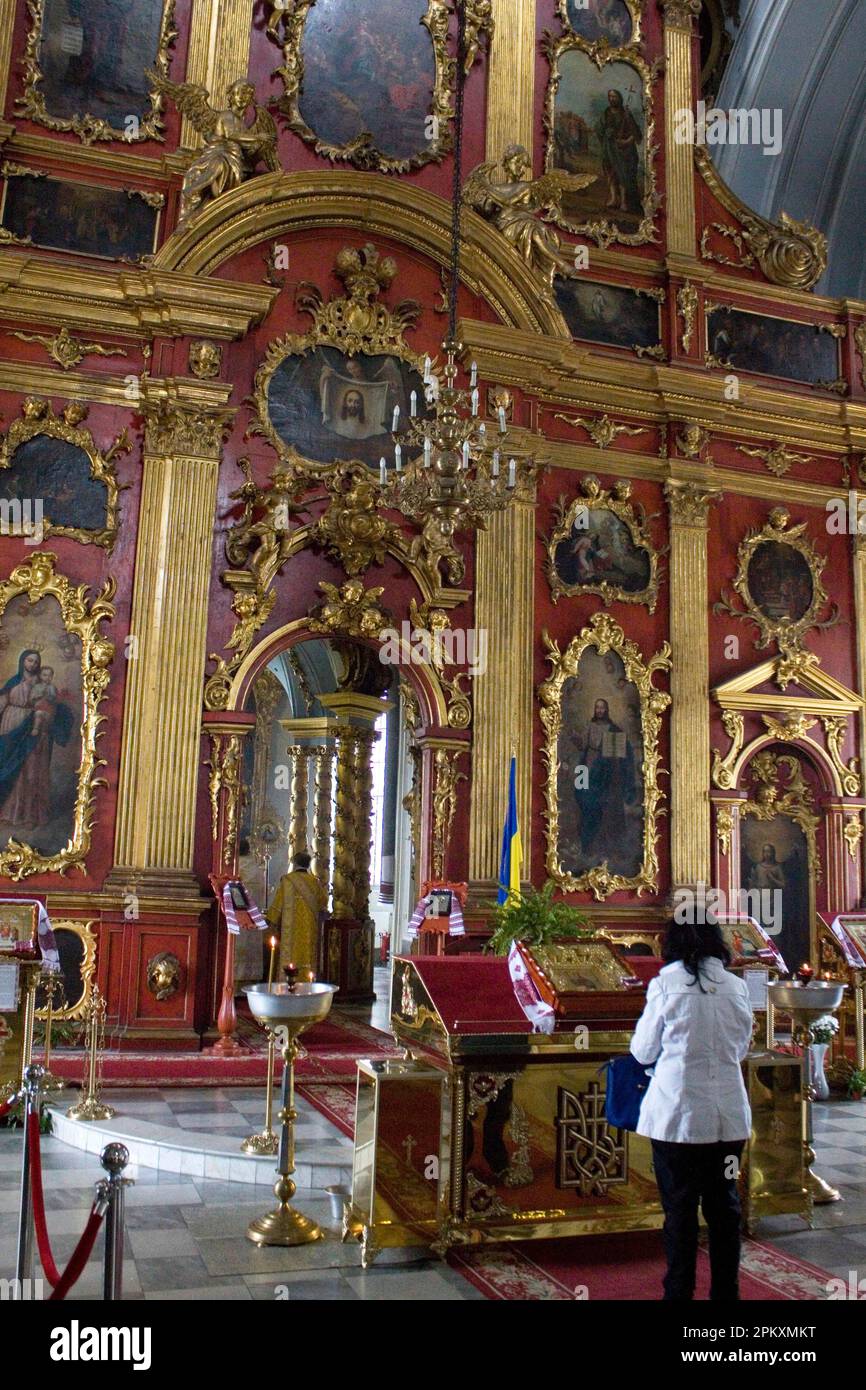 Angel, St. Andrew's Church, St. Andrew's Church, interior view, Kiev ...