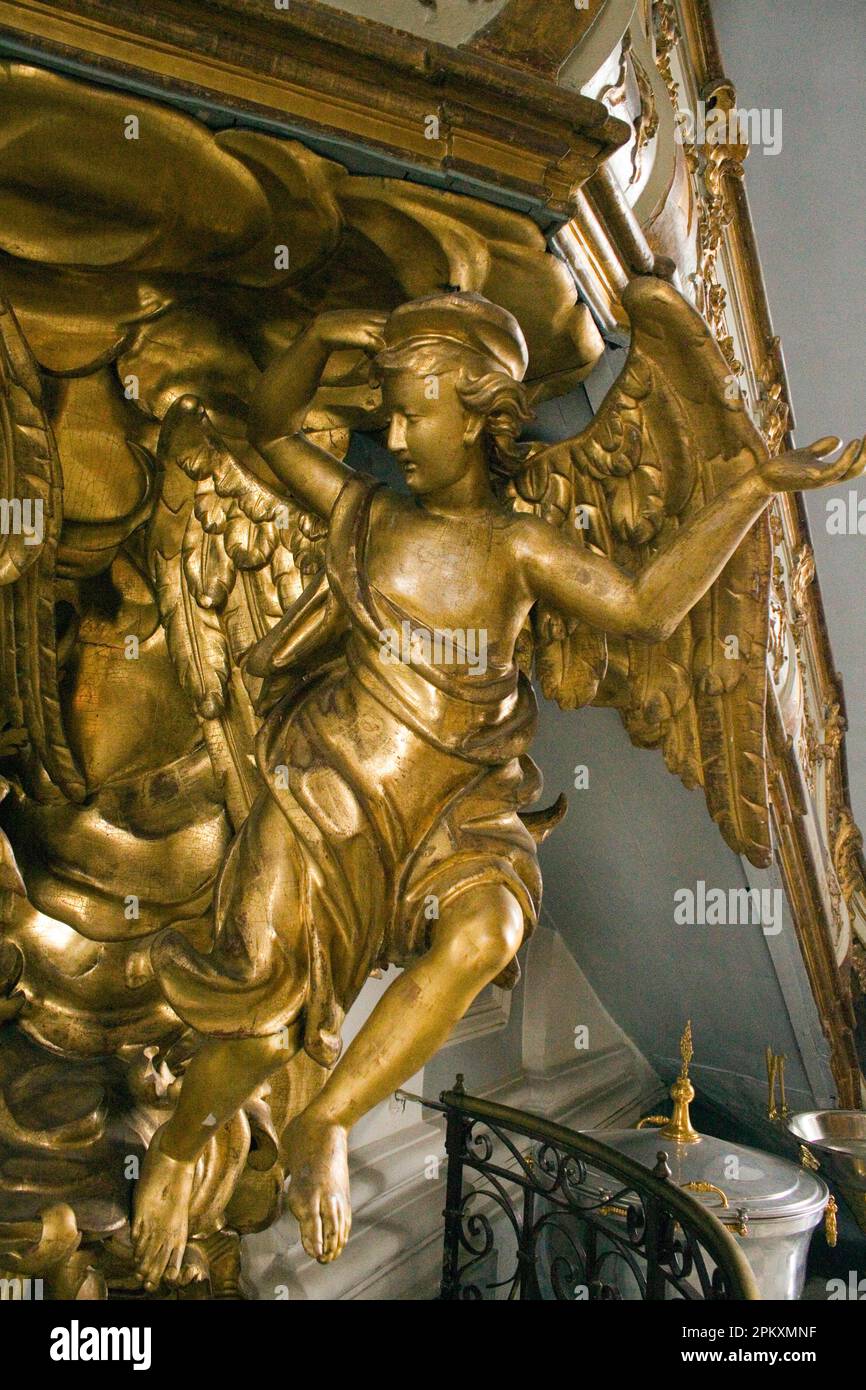 Angels carrying the pulpit, St. Andrew's Church, St. Andrew's Church ...