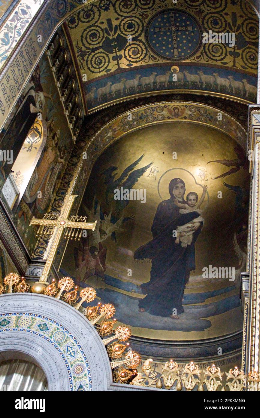 Vladimir Cathedral, interior view, Taras Shevchenko Boulevard, Kiev ...