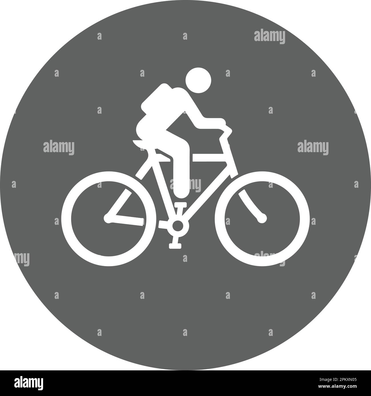 Editable bicycle icon hi-res stock photography and images - Alamy