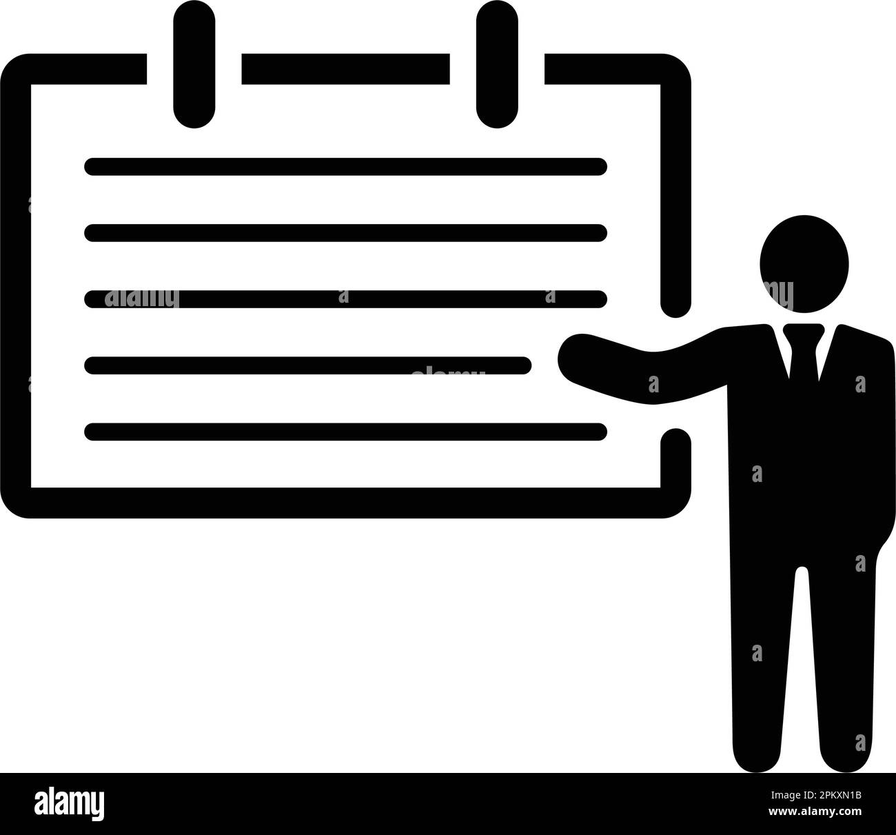 Board, presentation icon - Simple editable vector EPS file Stock Vector ...