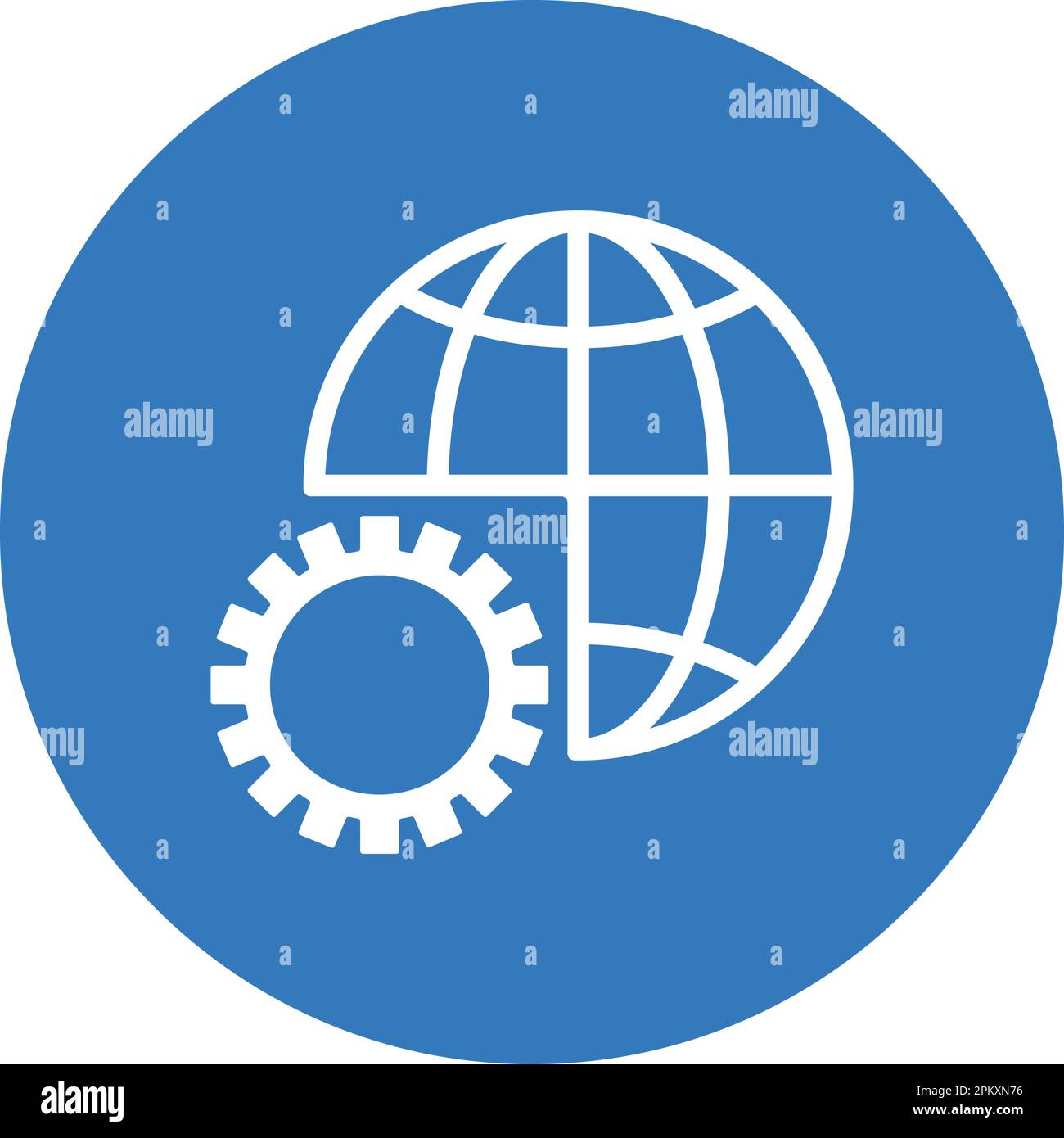 Global Setting Icon Vector Eps File Perfect Use For Print Media Web