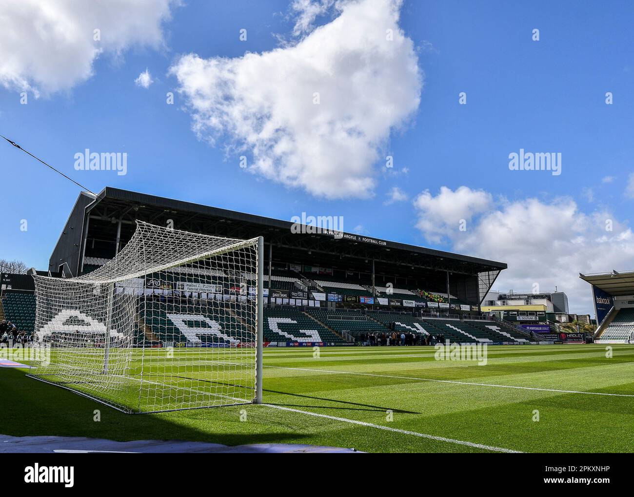 A General view of Home Park during the Sky Bet League 1 match Plymouth ...