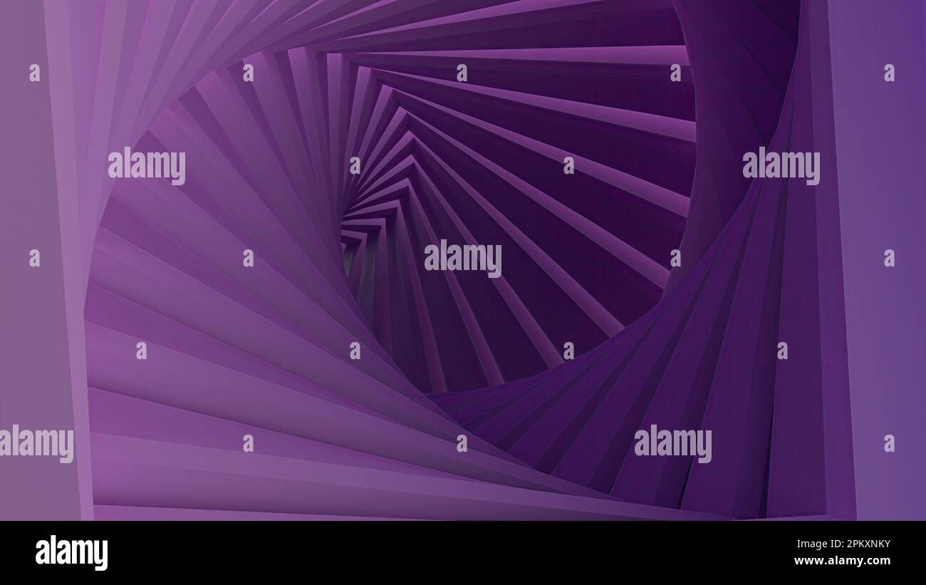 Purple endless square Tunnel pop abstract Elegant and Modern 3d render ...