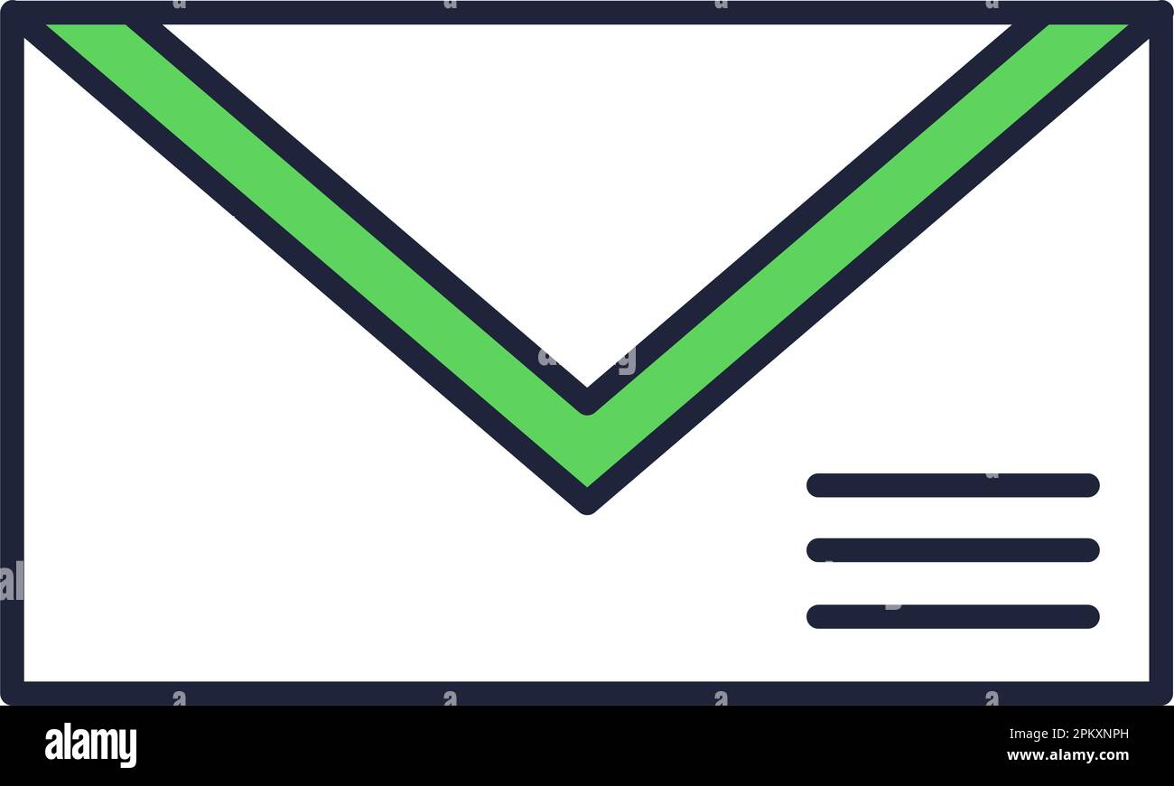 Corporate letter envelop brand design icon vector Stock Vector Image ...