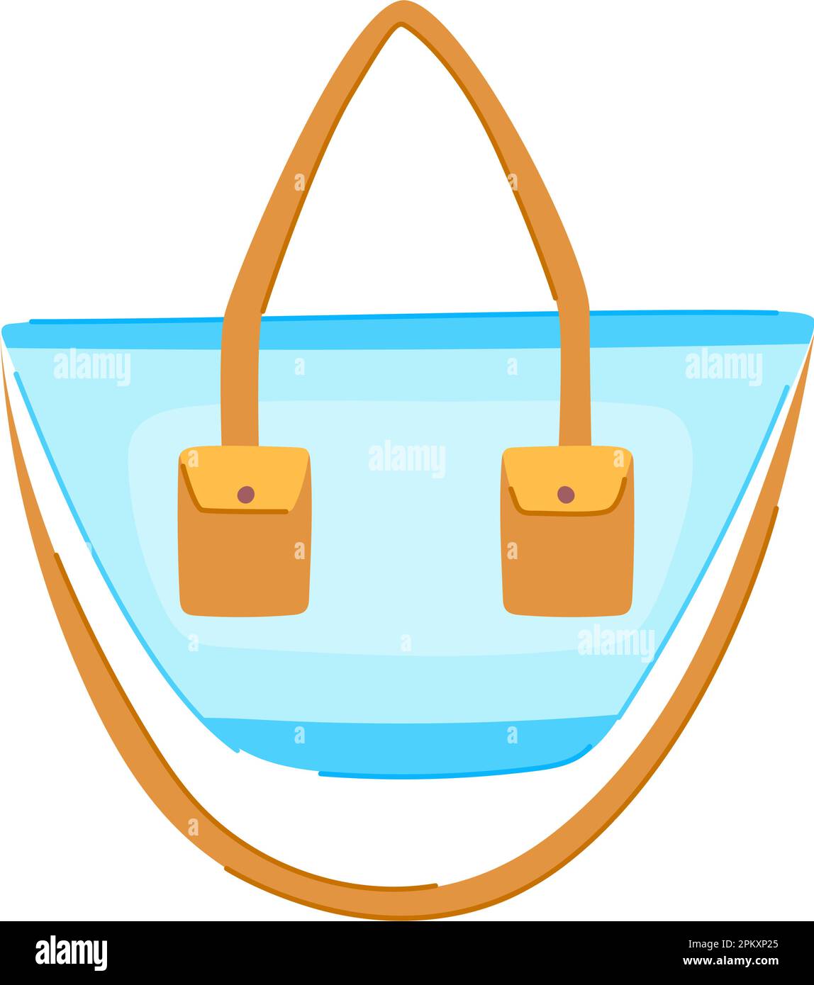 hand beach bag cartoon vector illustration Stock Vector Image & Art - Alamy