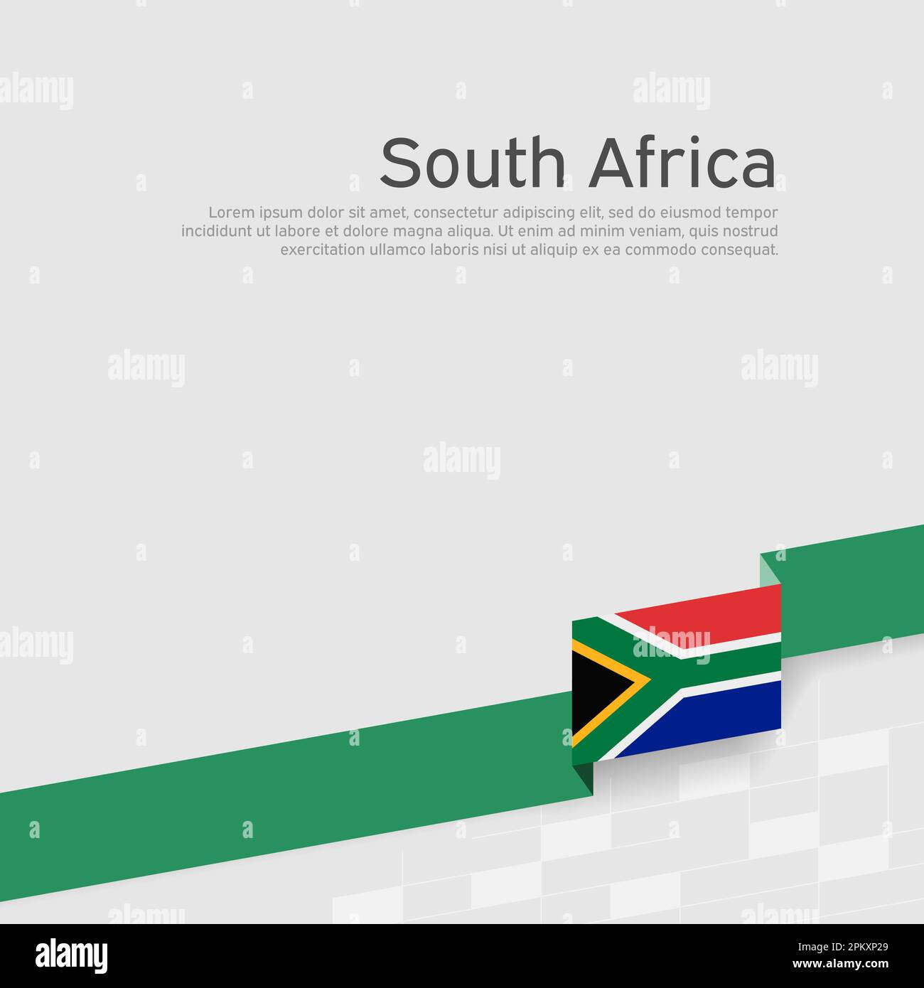 South africa flag background. State south african patriotic banner ...