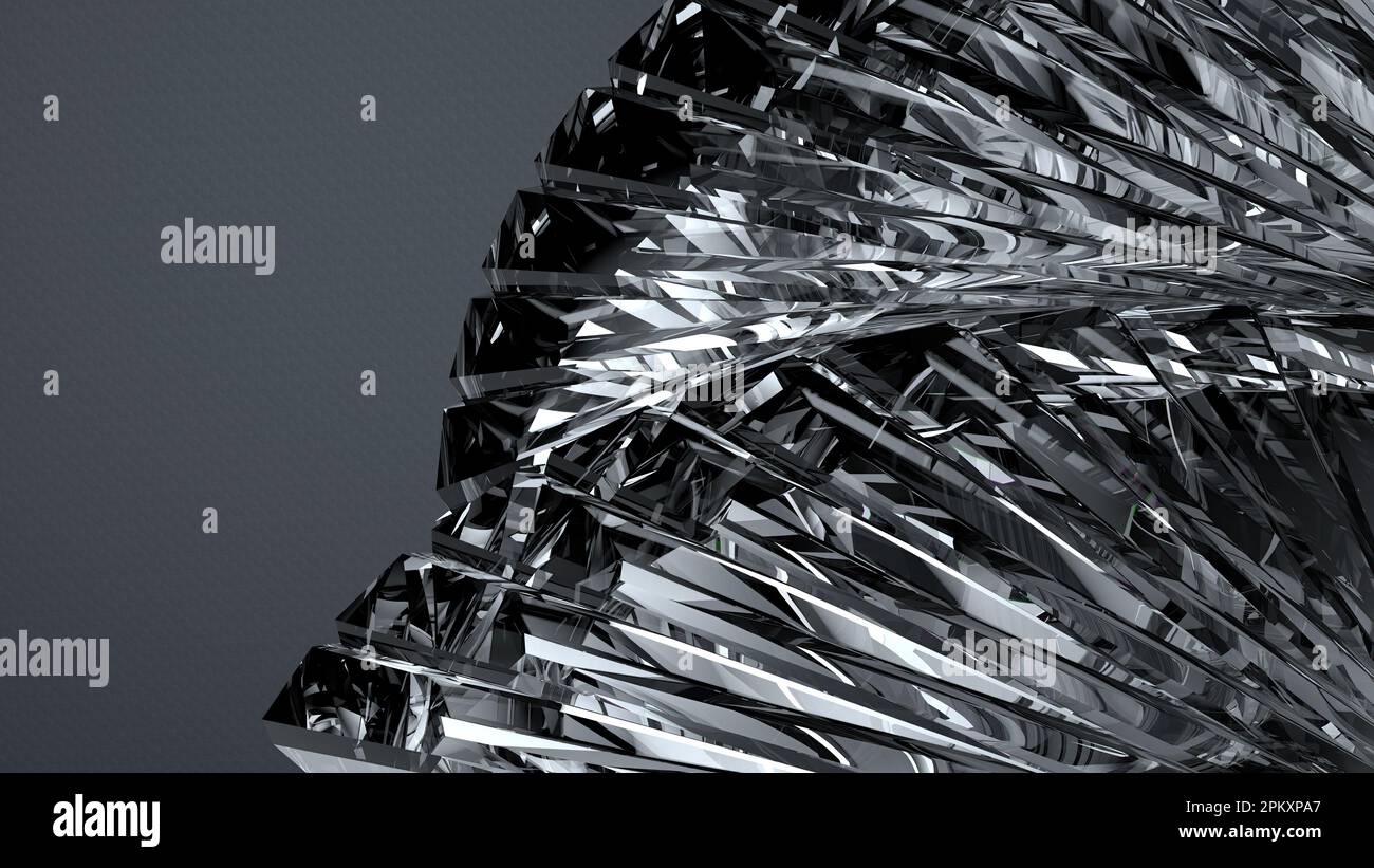 Crystal clear and transparent geometric shapes Pop abstract Elegant ...