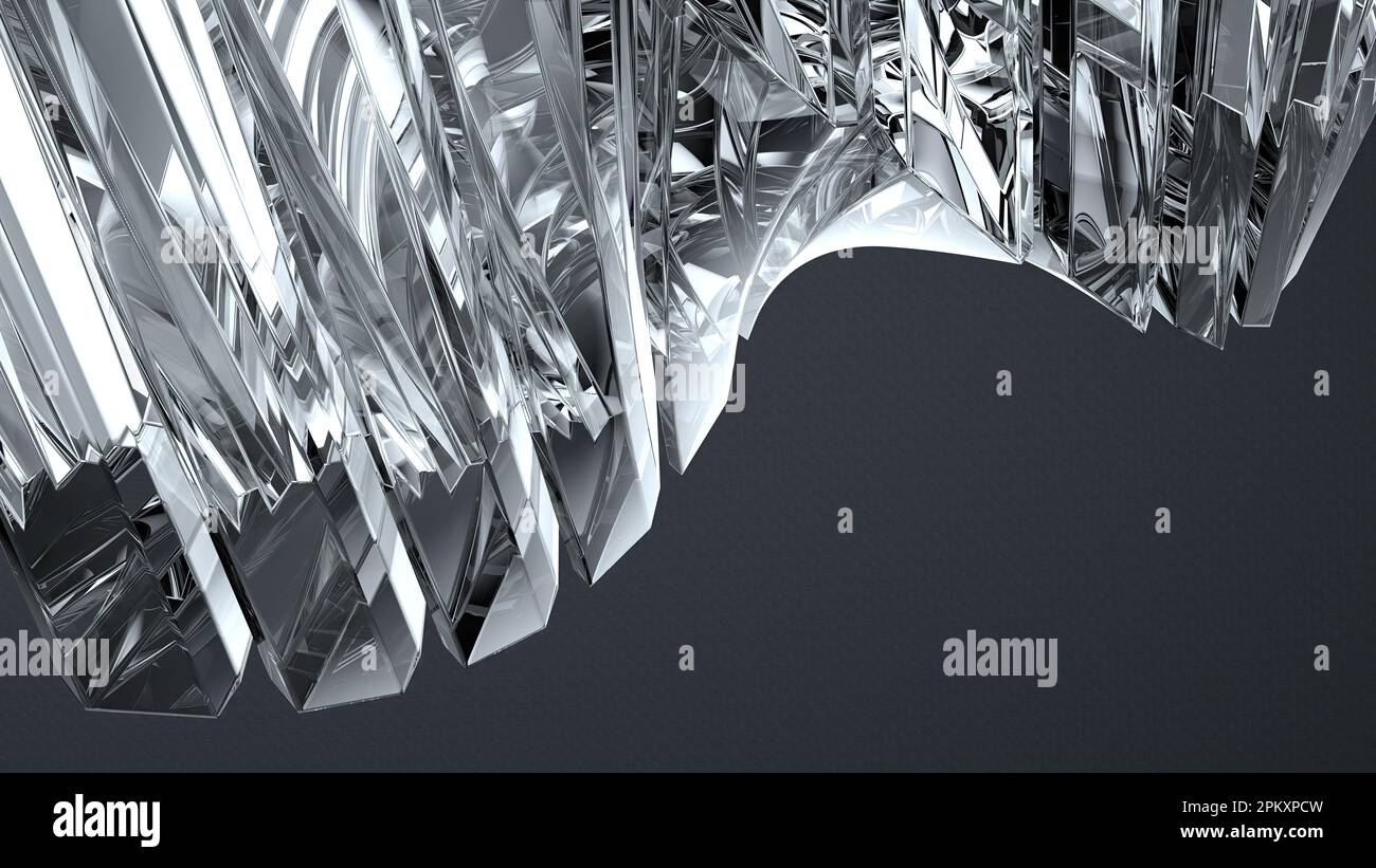 Crystal transparency gives the impression of a work of art, pop ...