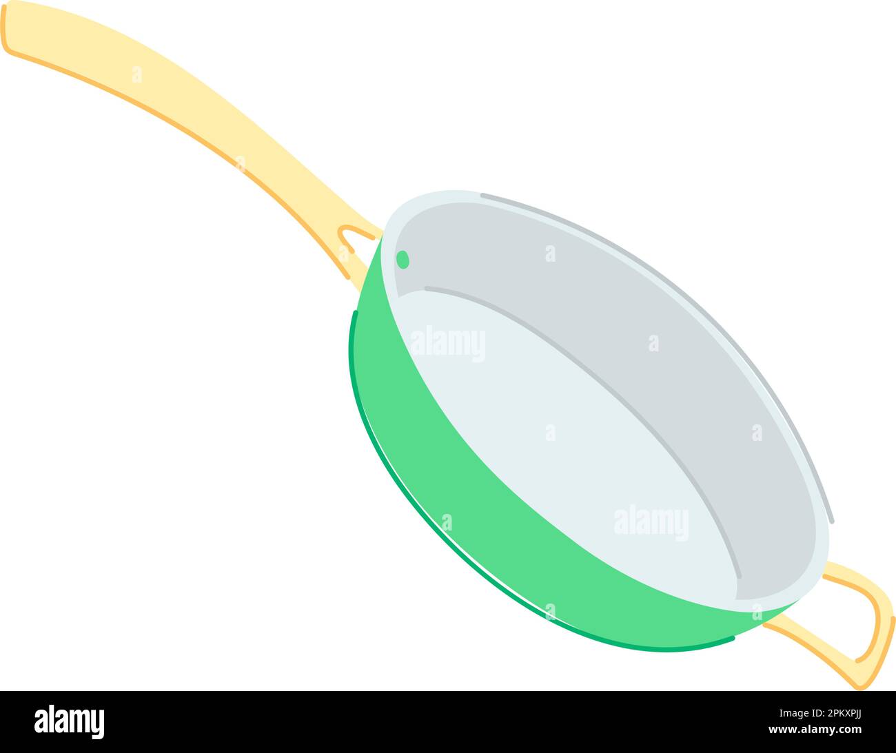 Cook Frying Pan Cartoon Vector Illustration Stock Vector Image And Art