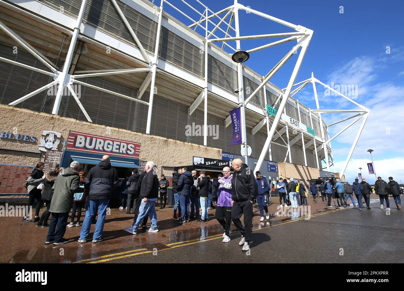 Fans outside the stadium before the Sky Bet Championship at the ...