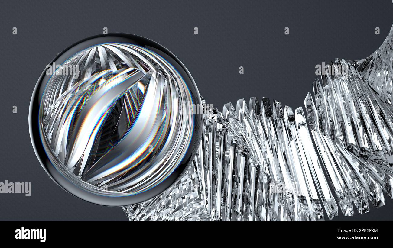 The geometric shapes of the crystals enhance their brilliance and ...