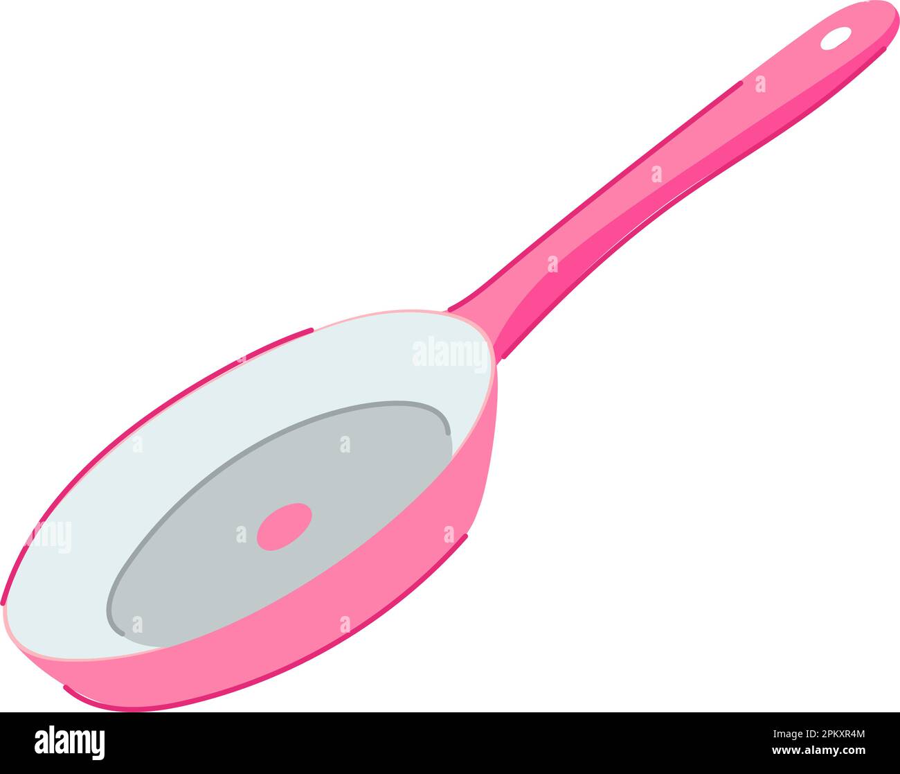 empty frying pan cartoon vector illustration Stock Vector Image & Art ...