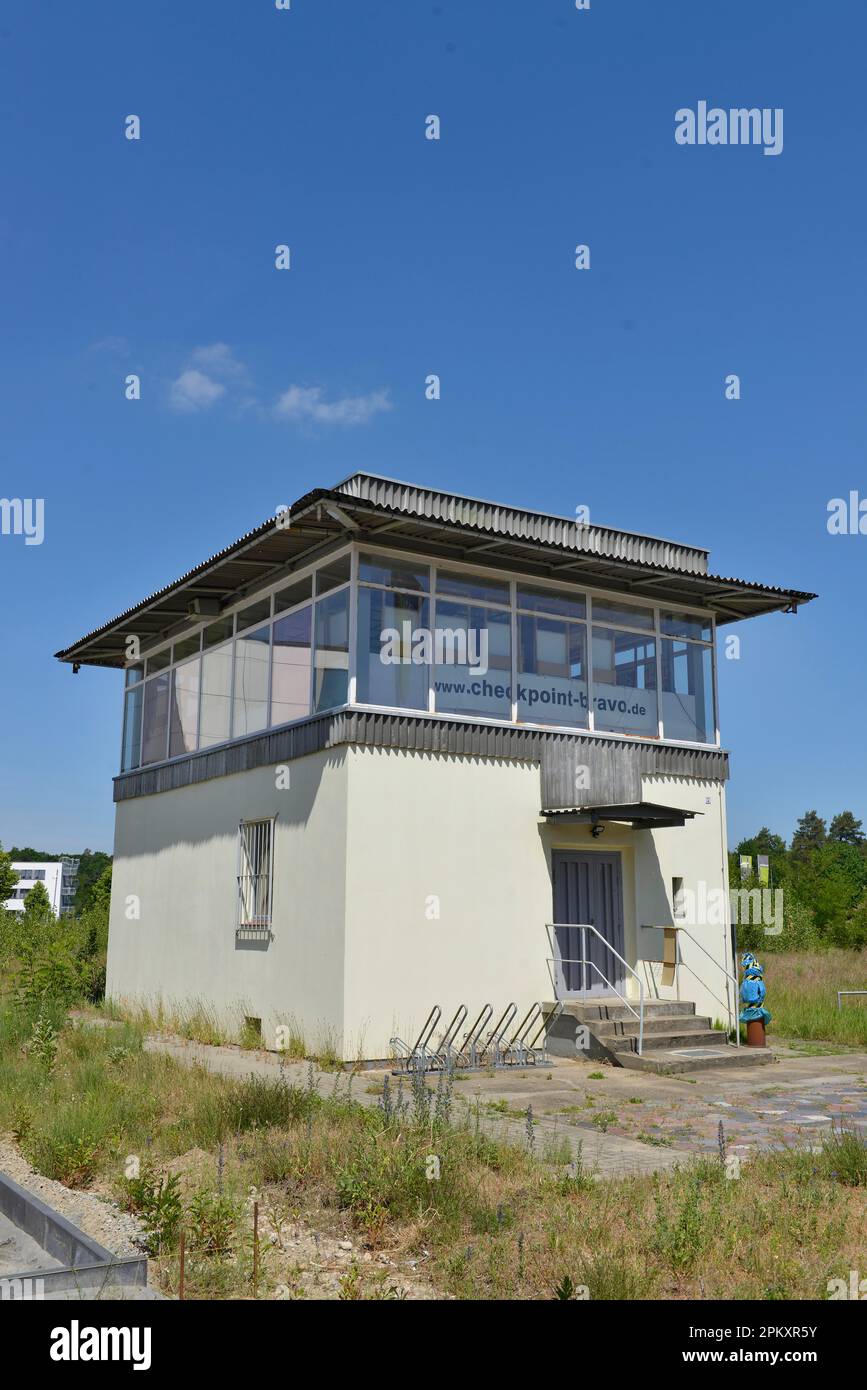 Watchtower, memorial, Checkpoint Bravo, Drewitz-Dreilinden ...