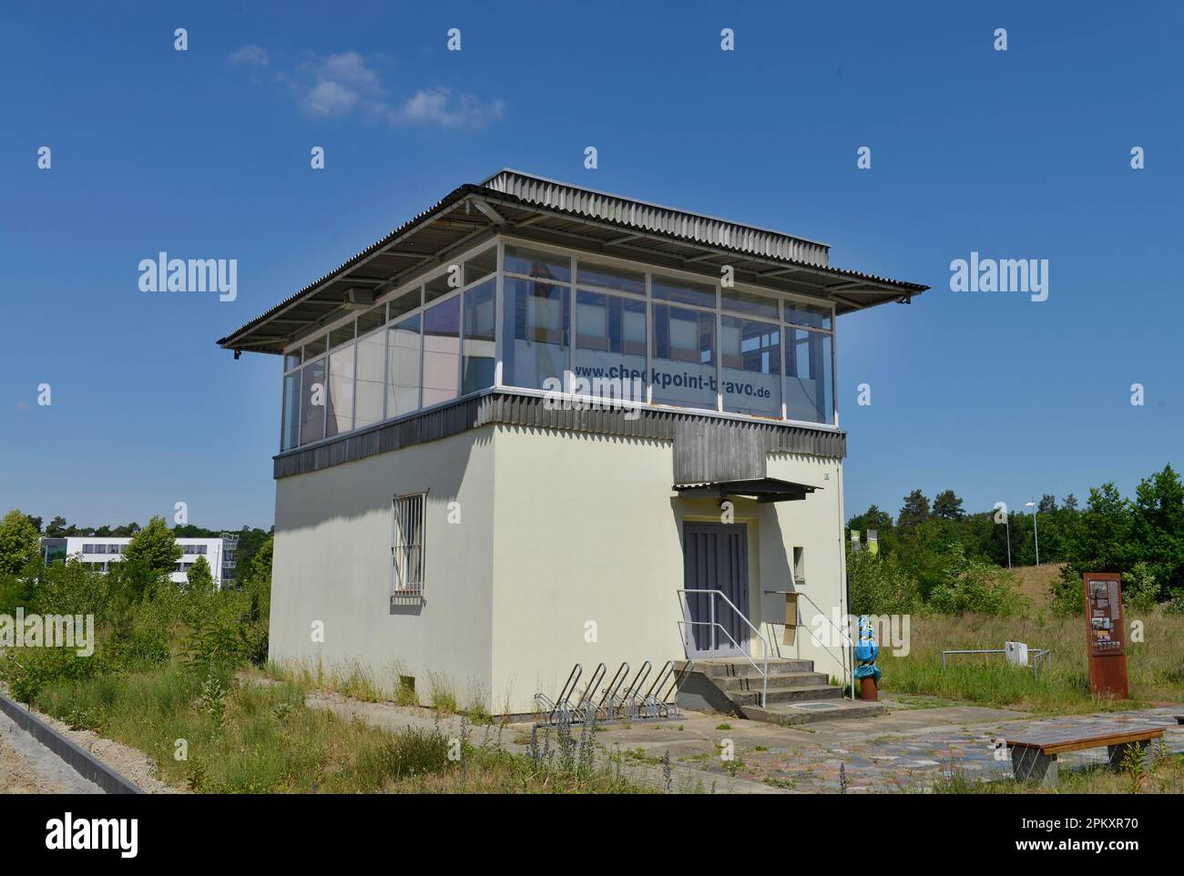 Watchtower, memorial, Checkpoint Bravo, Drewitz-Dreilinden ...