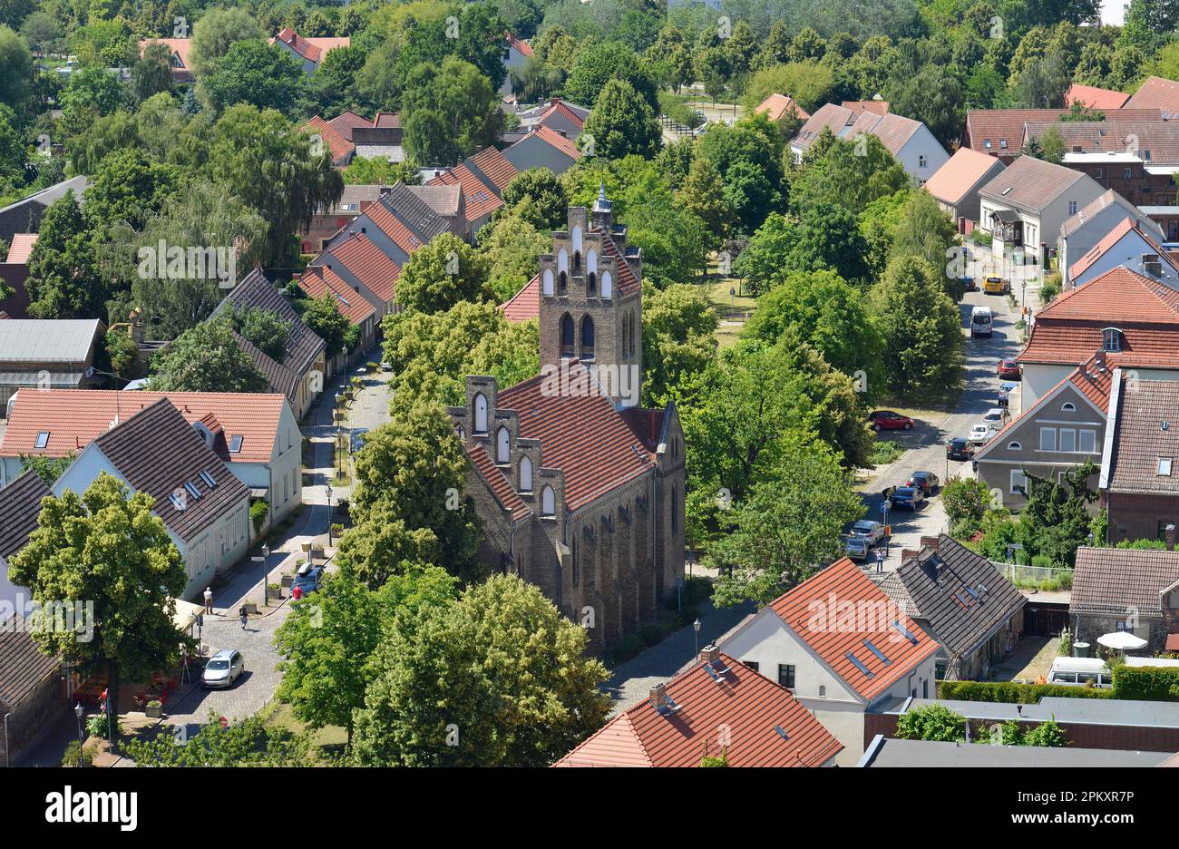 Dorfanger, Alt-Marzhan, Marzahn, Berlin, Germany Stock Photo - Alamy