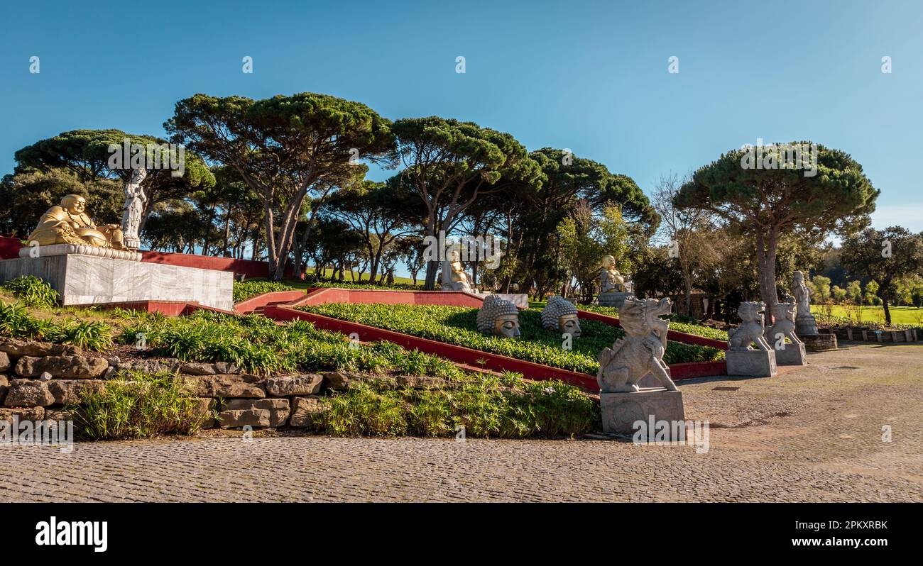 Part of the garden Bacalhoa Buddha eden in Bombarral Portugal Stock ...