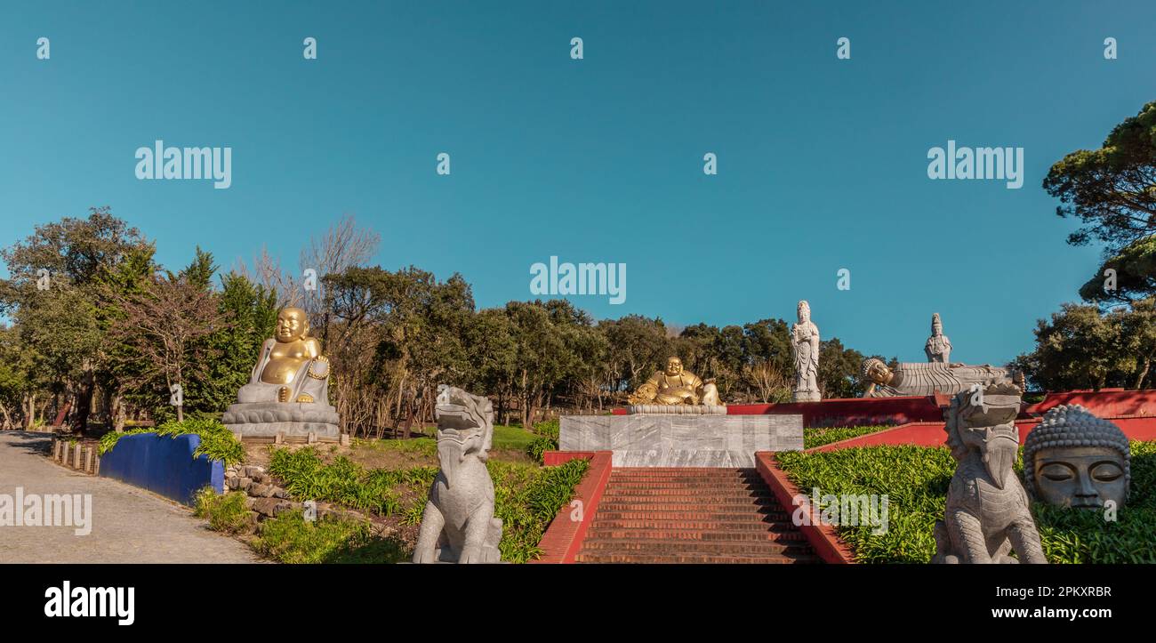 Part of the garden Bacalhoa Buddha eden in Bombarral Portugal Stock ...