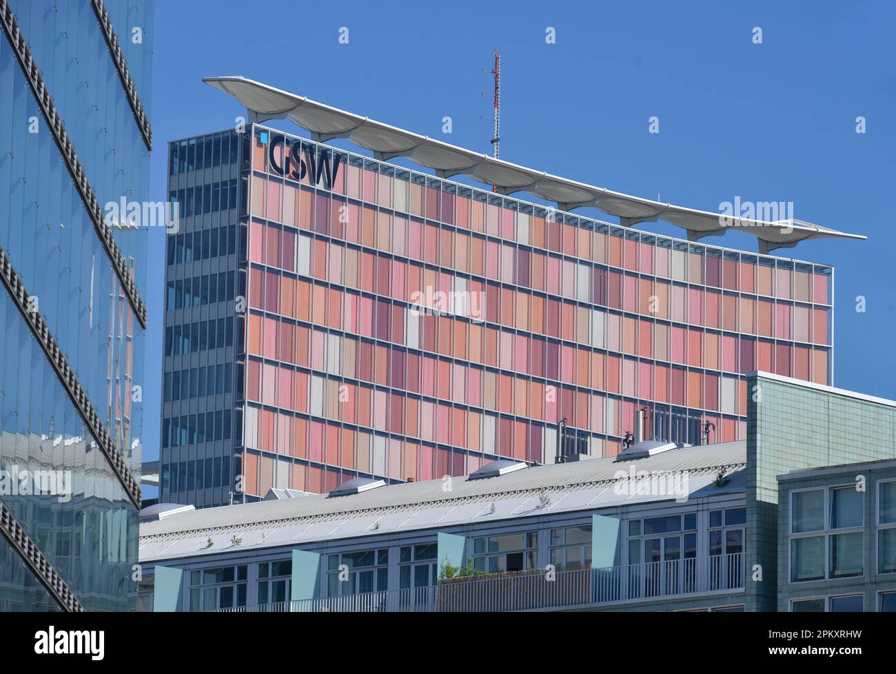 Rocket Tower, Charlottenstrasse, Kreuzberg, Berlin, Germany Stock Photo ...