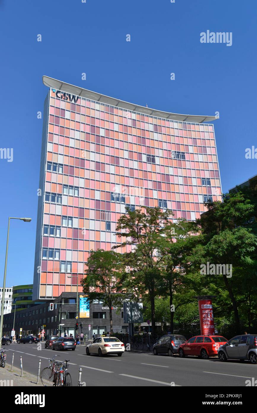 Rocket Tower, Charlottenstrasse, Kreuzberg, Berlin, Germany Stock Photo ...