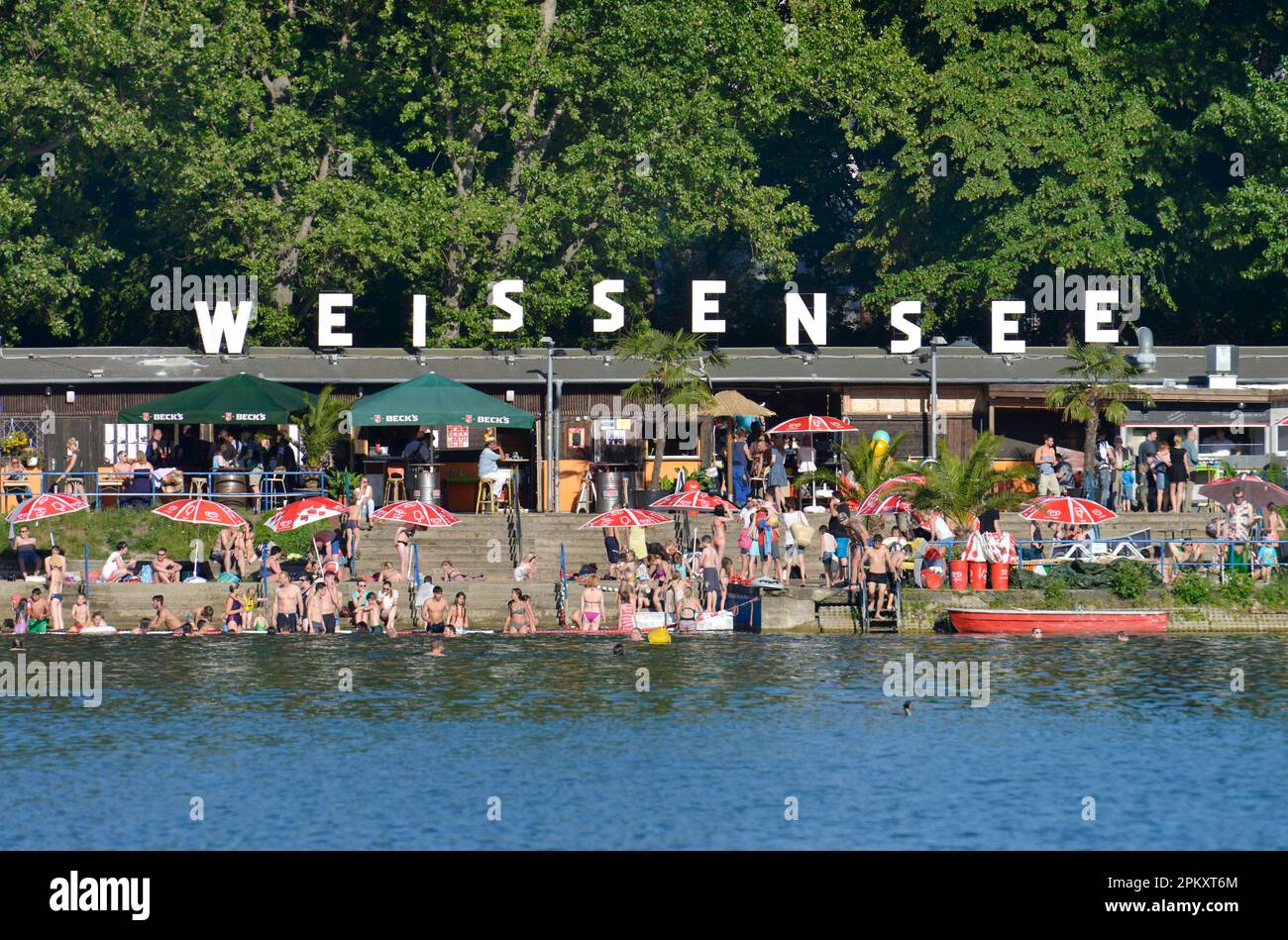 Lido, Weisser See, Weissensee, Pankow, Berlin, Germany Stock Photo - Alamy