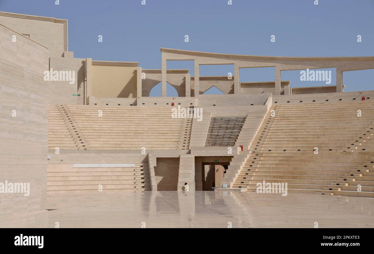 Amphitheatre, Katara Cultural Village, Doha, Qatar Stock Photo - Alamy