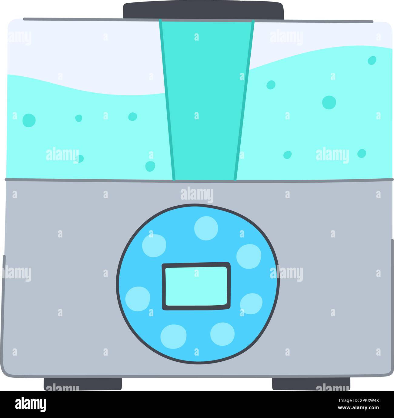 humidify humidifier air cartoon vector illustration Stock Vector Image ...